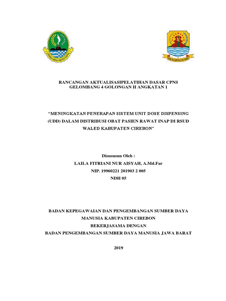Optimalisasi Sistem UDD di RSUD Waled | PDF