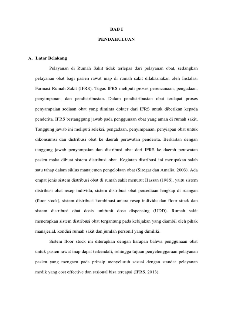 Sistem Floor Stock Obat Puskesmas Pdf