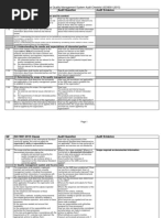 ISO 22000:2018 Checklist | PDF | Audit | Internal Audit