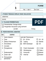 Contoh Form Interview | PDF