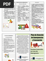 Triptico Brigadas | PDF | Emergencia | Valores