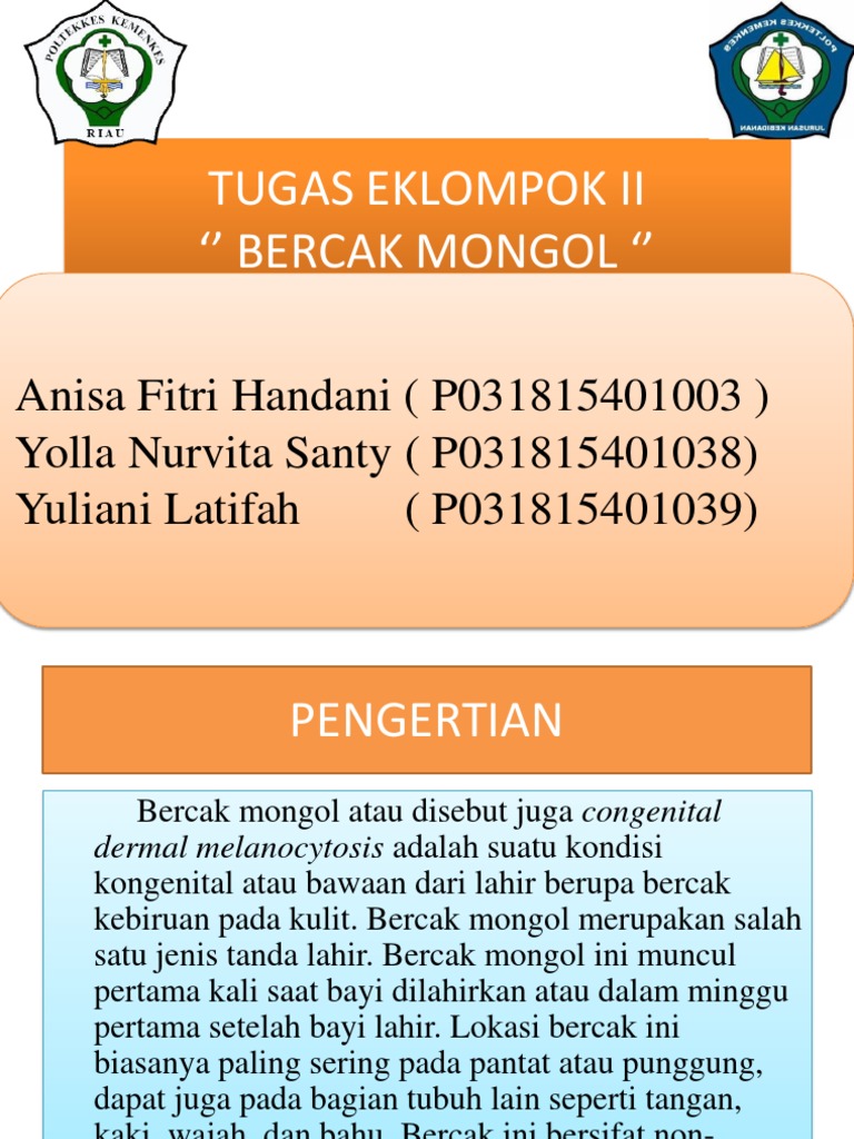 Bercak Mongol Pada Neonatus | PDF
