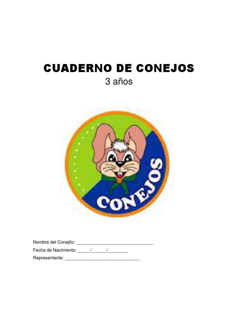 Cuaderno de Conejos | PDF