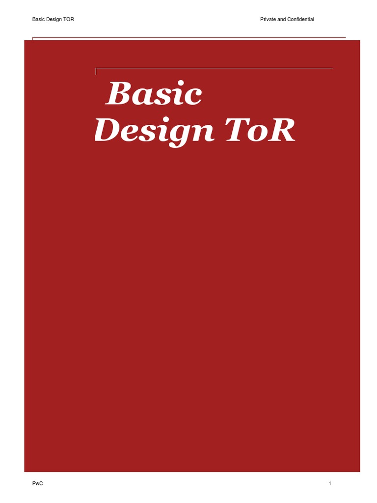 Basic Design ToR | PDF | Spillway | Dam