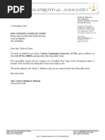 Sample Request Letter To Court | PDF | Law