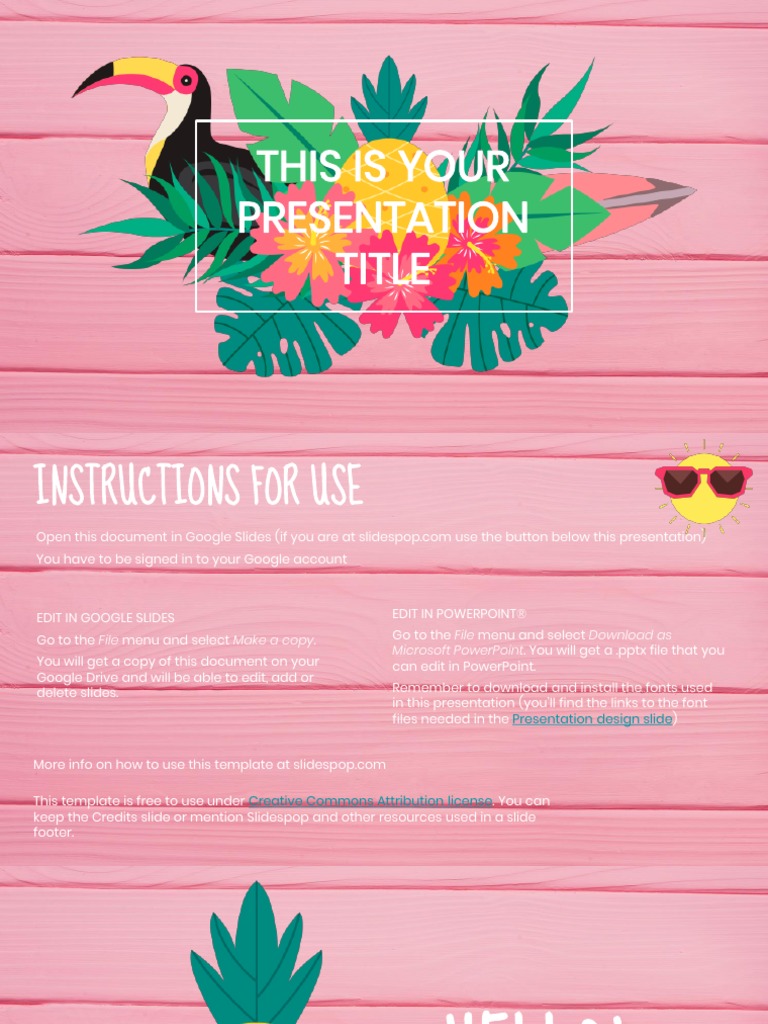 Aloha Template | PDF | Grey | Color