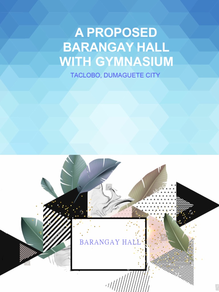 Design 5-Barangay Hall Final Output - 1 - Views | PDF | Queensland ...
