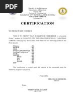 Grammarian Certificate | PDF