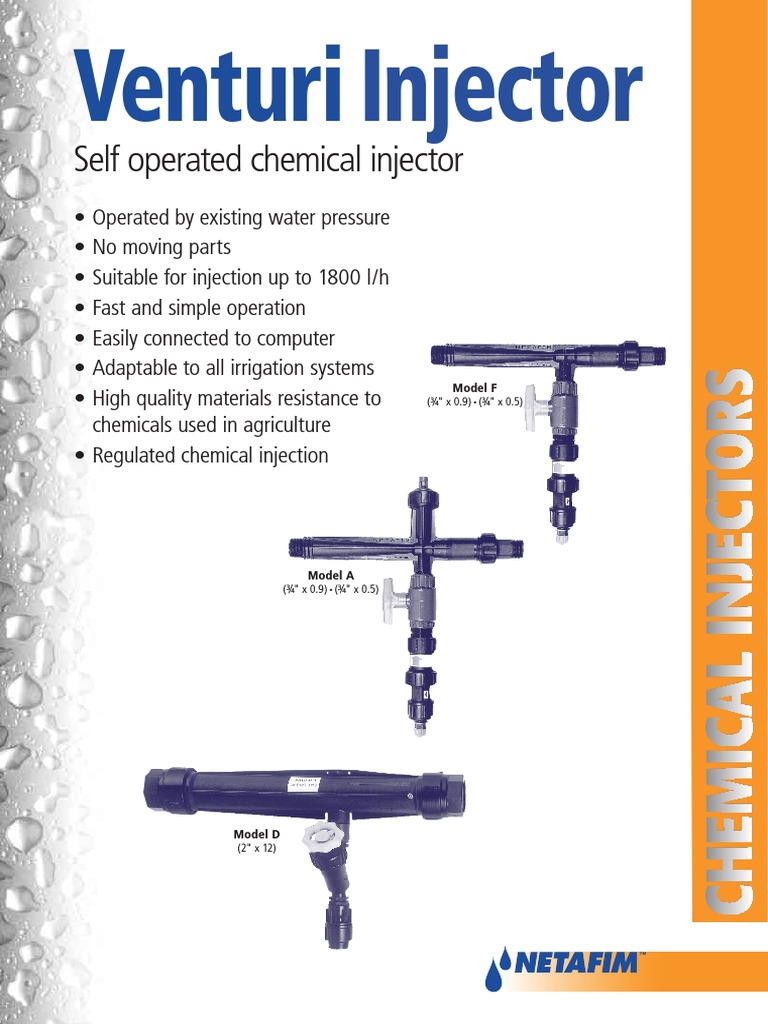 Venturi: Injector | PDF | Fuel Injection | Valve