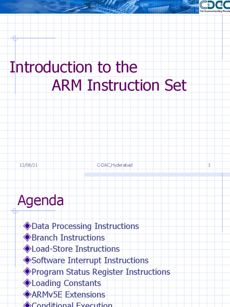Arm Instruction Set | PDF | Arm Architecture | Subroutine