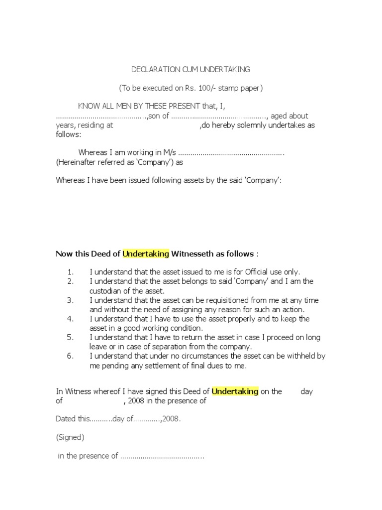 Asset Declaration 158 | PDF
