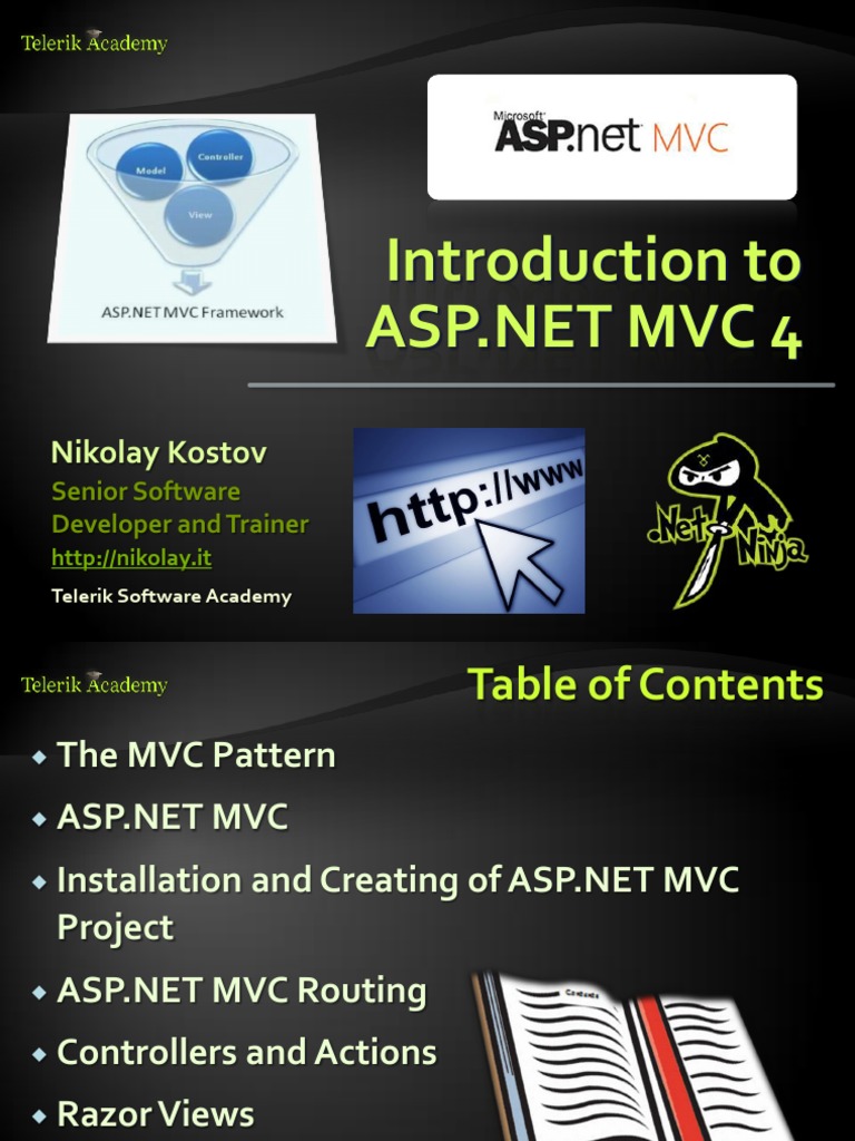 Introduction To ASP - NET MVC 4 | PDF | Model–View–Controller | Web Application