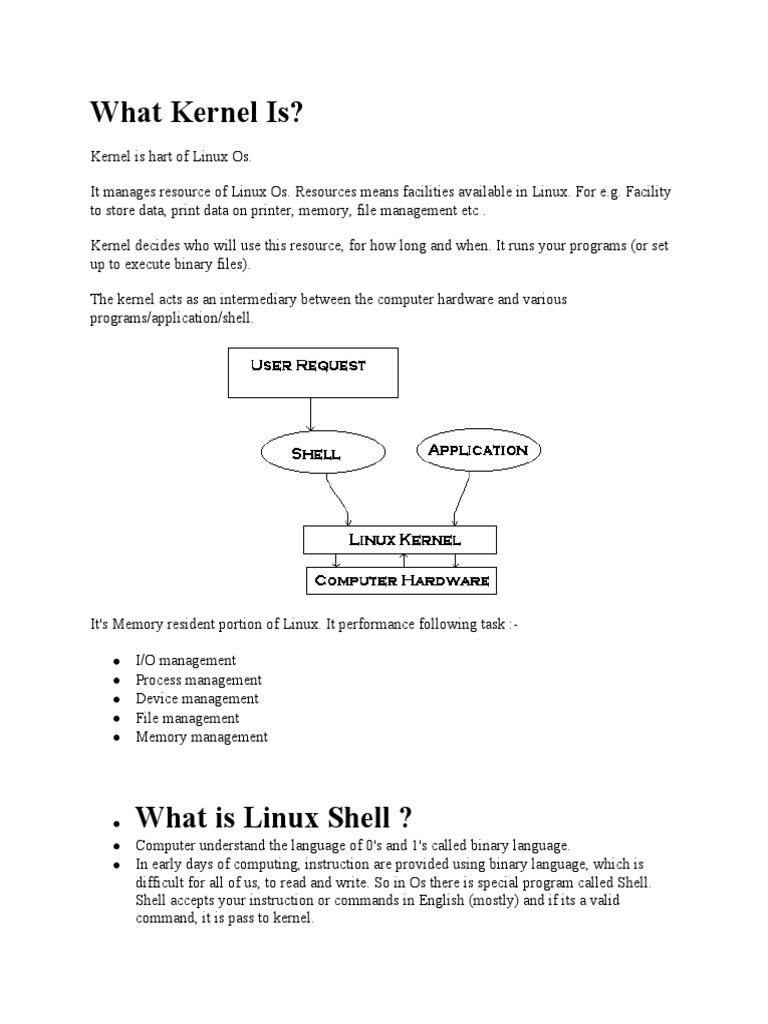 Kernel | PDF | Operating System Families | Shell (Computing)