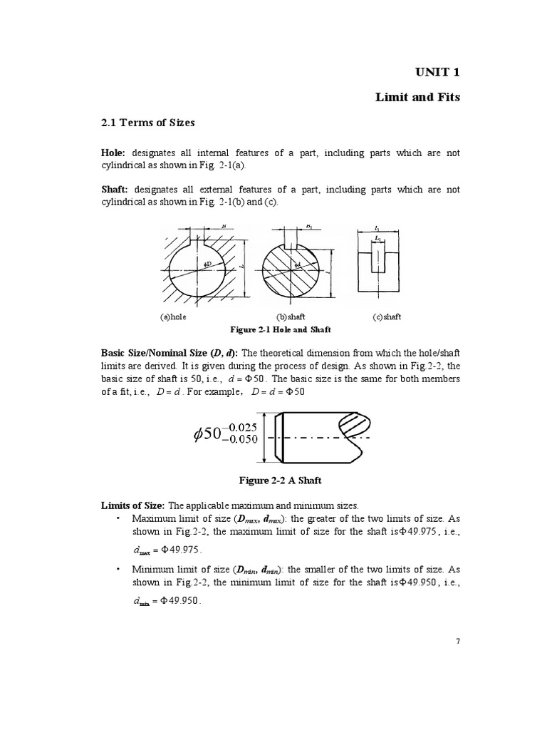 Mam Unit11 | PDF | Engineering Tolerance | Mechanical Engineering