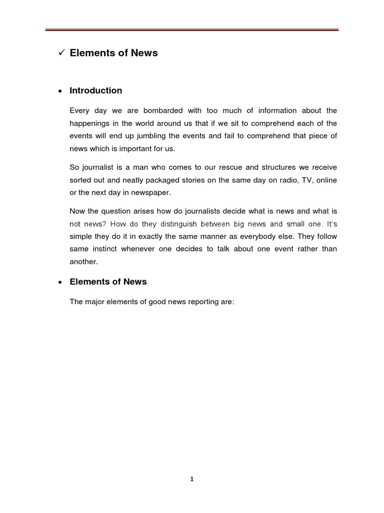 4.news Values | PDF | News | Journalism