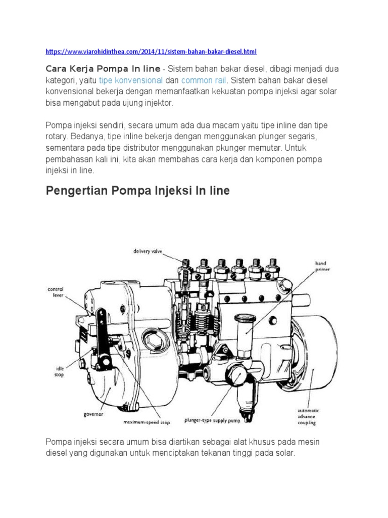 Cara Kerja Pompa in Line | PDF