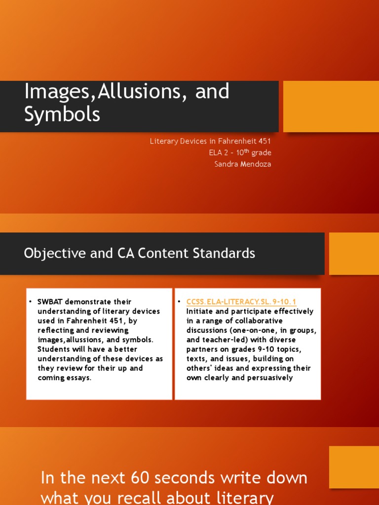 304 - 451 Images Allusions and Symbols | PDF | Senses | Symbols