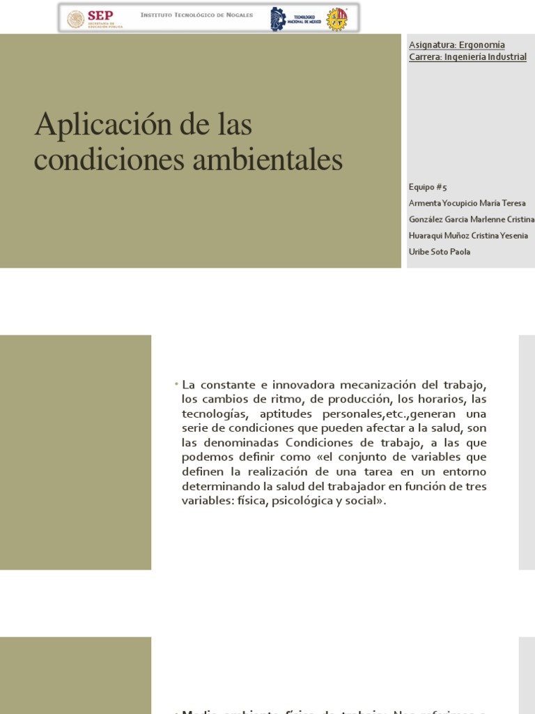 Aplicación de Las Condiciones Ambientales | PDF | Encendiendo | Temperatura
