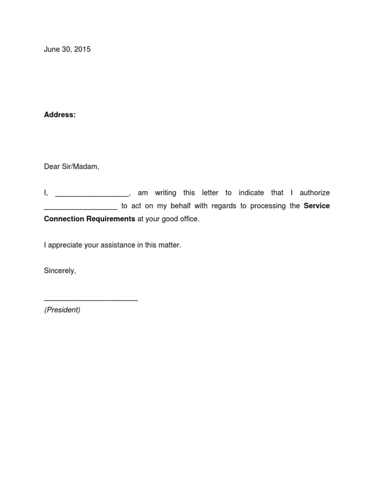 Authorization LTR | PDF