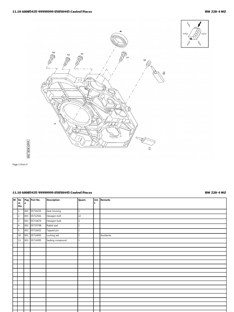 bw240 Control Pieces | PDF