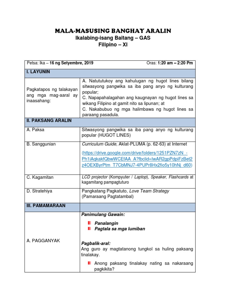 Cot 1st Quarter 2019 | PDF