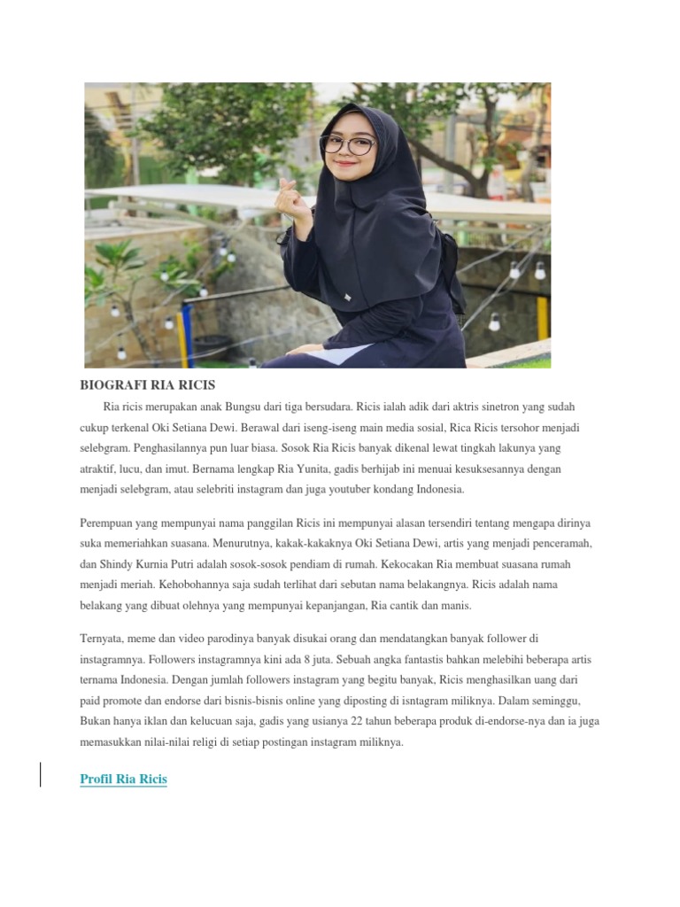 Biografi Ria Ricis | PDF