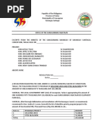 Sample Brgy Resolution | PDF | Devolution | Local Government