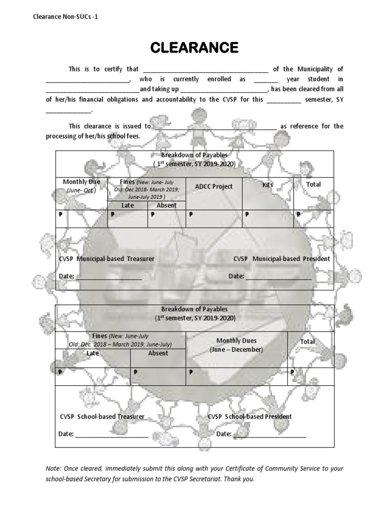 Clearance: - and Taking Up - , Has Been Cleared From All | PDF | Business
