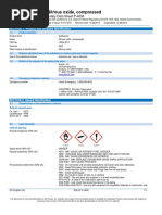 MSDS Oxygen Cylinder | PDF | Oxygen | Chemical Substances