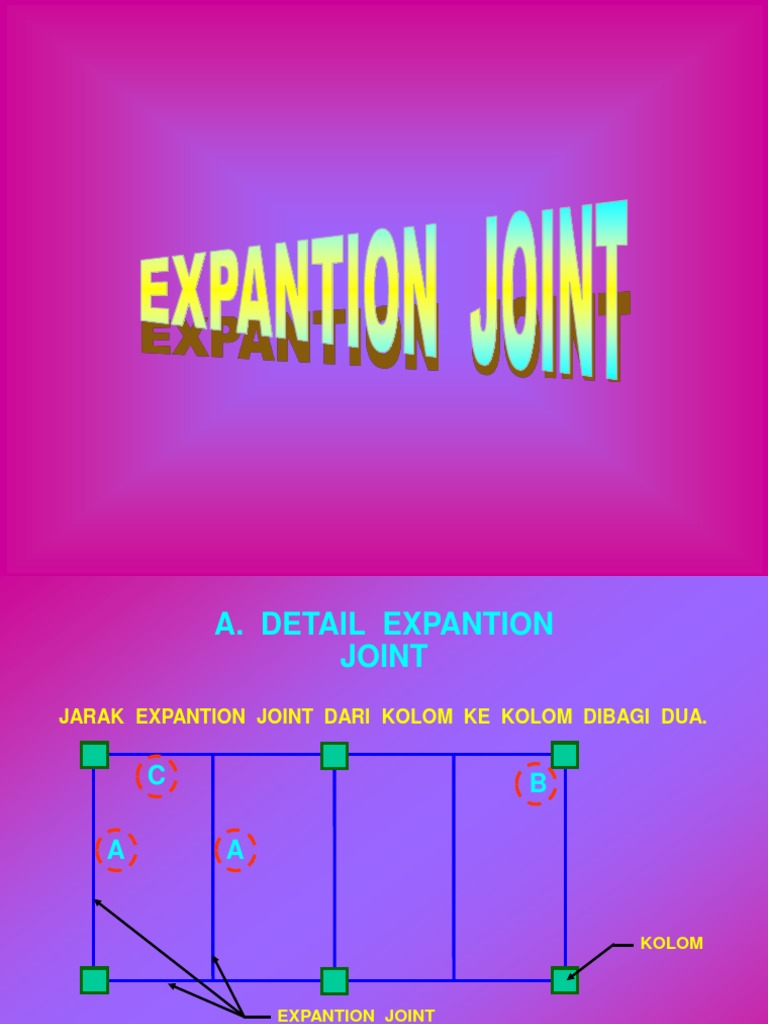 Expansion Joint Construction Details | PDF | Concrete | Civil Engineering
