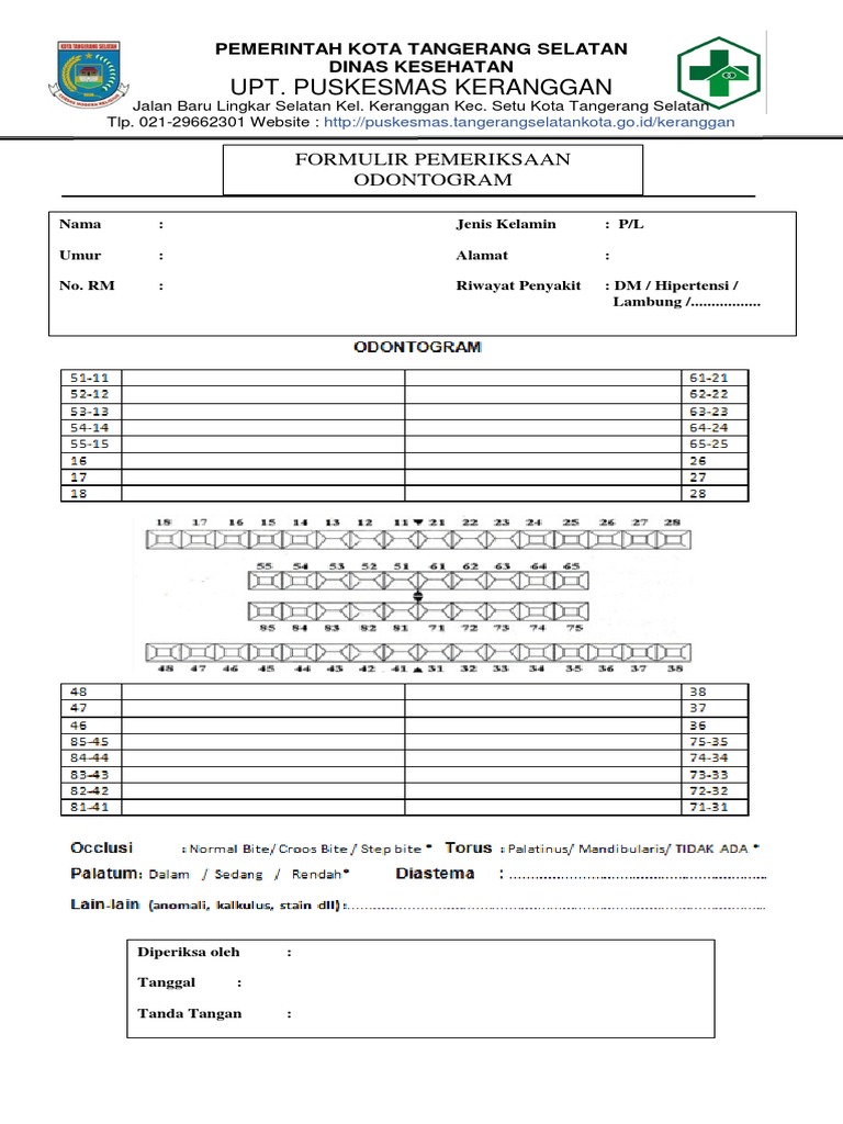 ODONTOGRAM PNG | PDF
