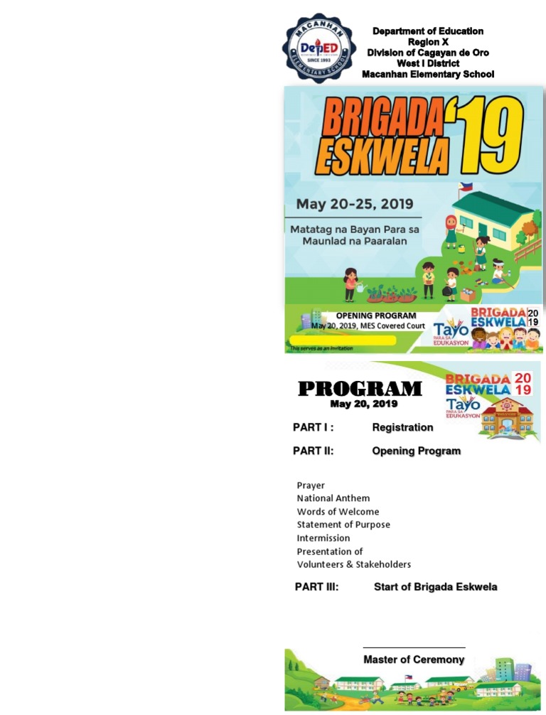 Brigada Eskwela Program | PDF