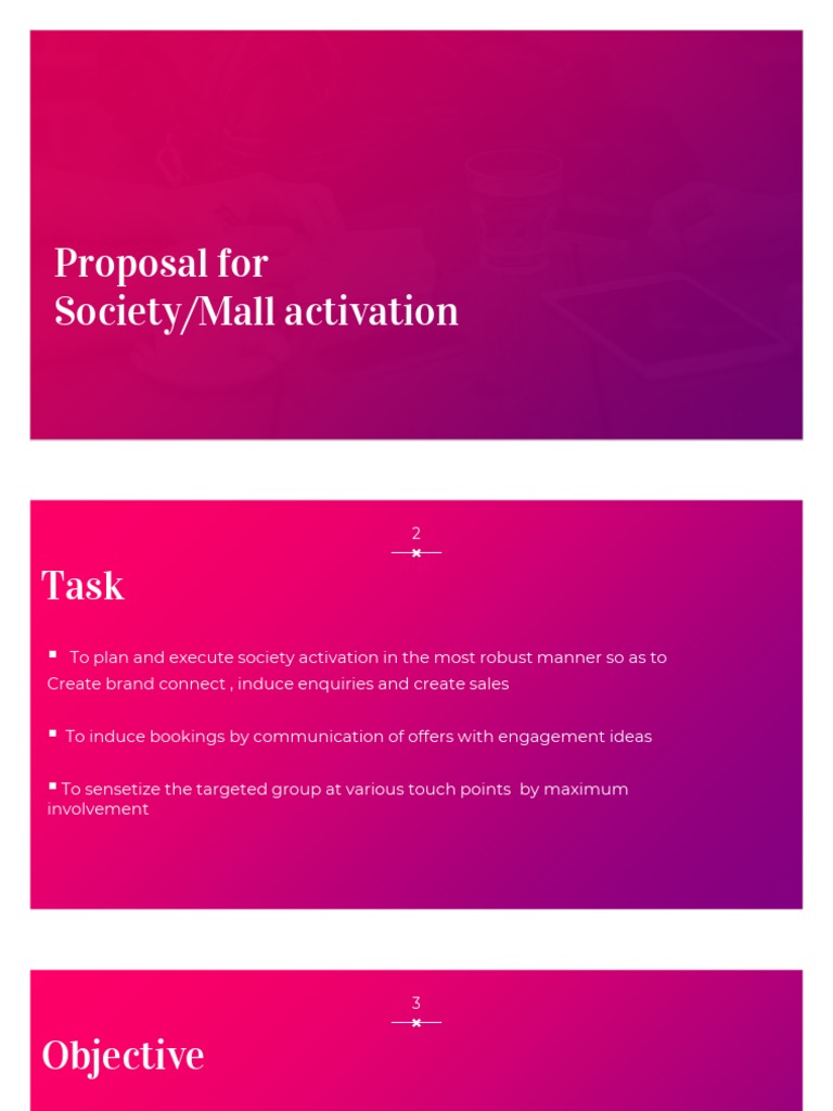 Society and Mall Activation Plan | PDF
