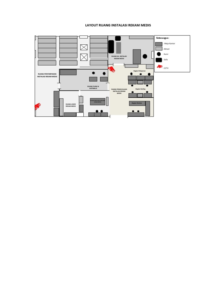 Organisasi Ruang Instalasi Rekam Medis | PDF