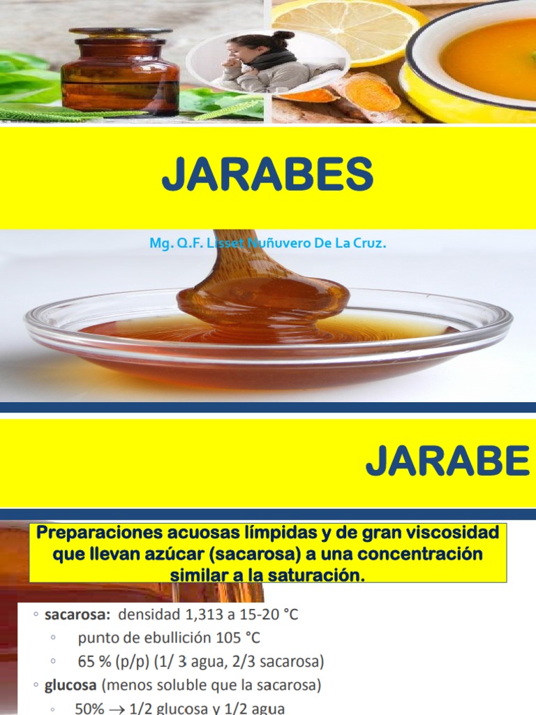 Conservación de Jarabes Medicamentosos | PDF | Jarabe | Concentración