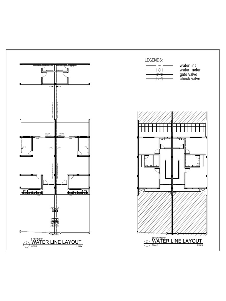 Water Line Layout Rev PDF | PDF