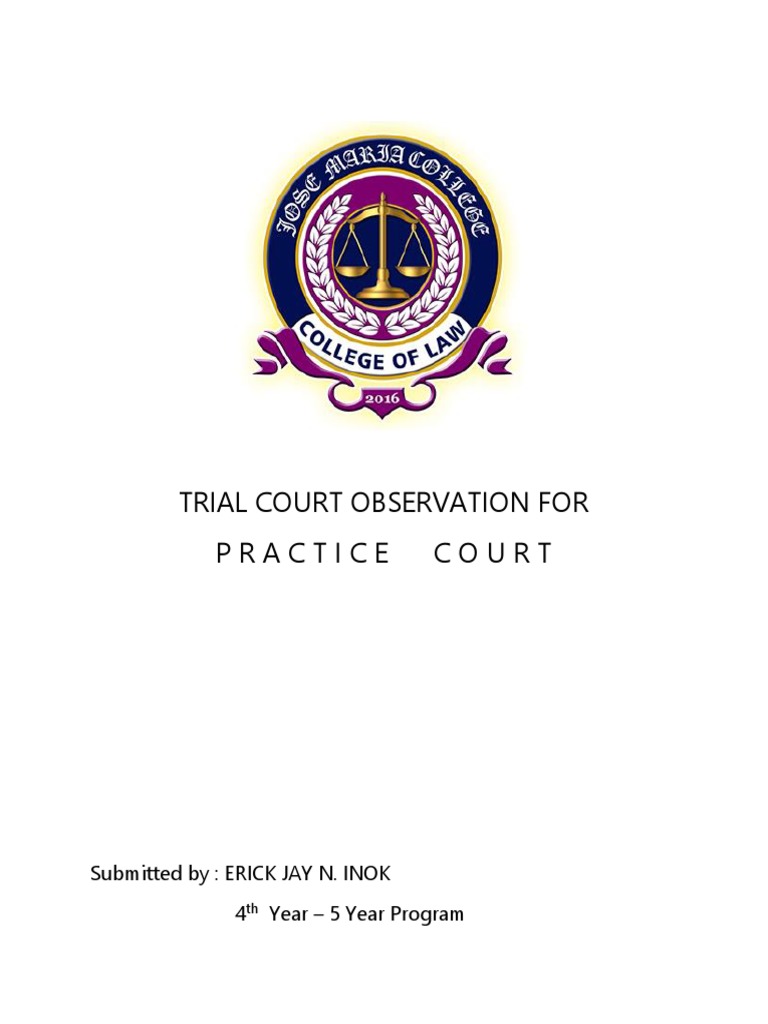 Court Observation Report: Criminal Cases | PDF | Witness | Prosecutor