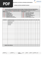 Electrical Distribution Board Inspection Checklist | PDF