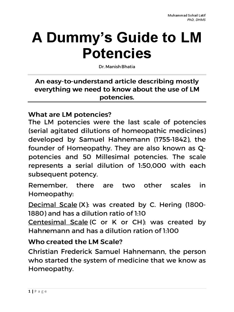 A Dummy Guide To LM | PDF | Career & Growth