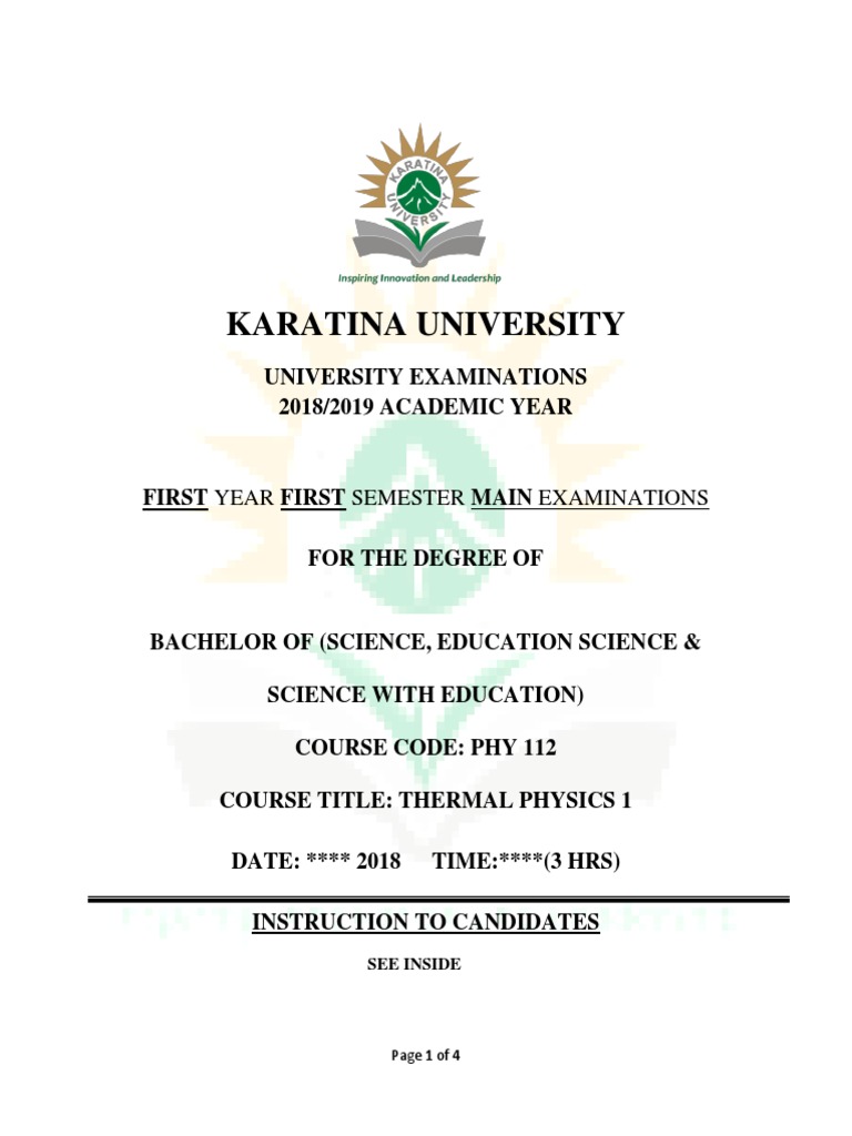 Phy 112 | PDF | Heat | Temperature