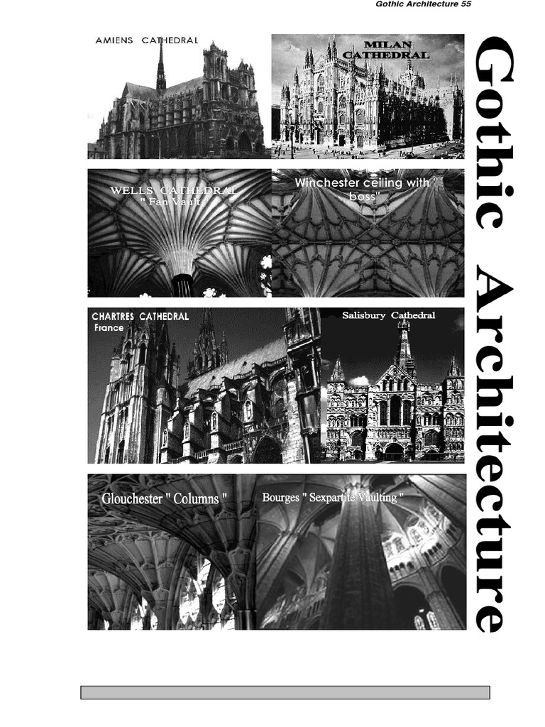 Gothic Architecture Guide | PDF | Gothic Architecture | Components