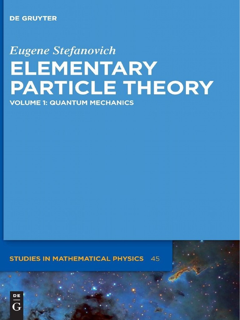 'Elementary Particle Theory | PDF | Spin (Physics) | Quantum Mechanics