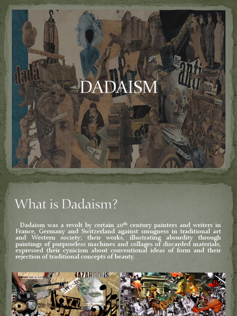 Dadaism | PDF | Anti War | Contemporary Art