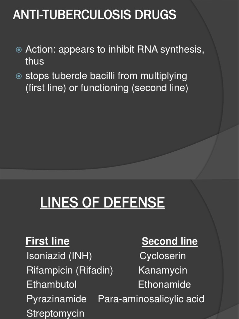 Anti-Tuberculosis Agents | PDF | Drugs | Clinical Medicine
