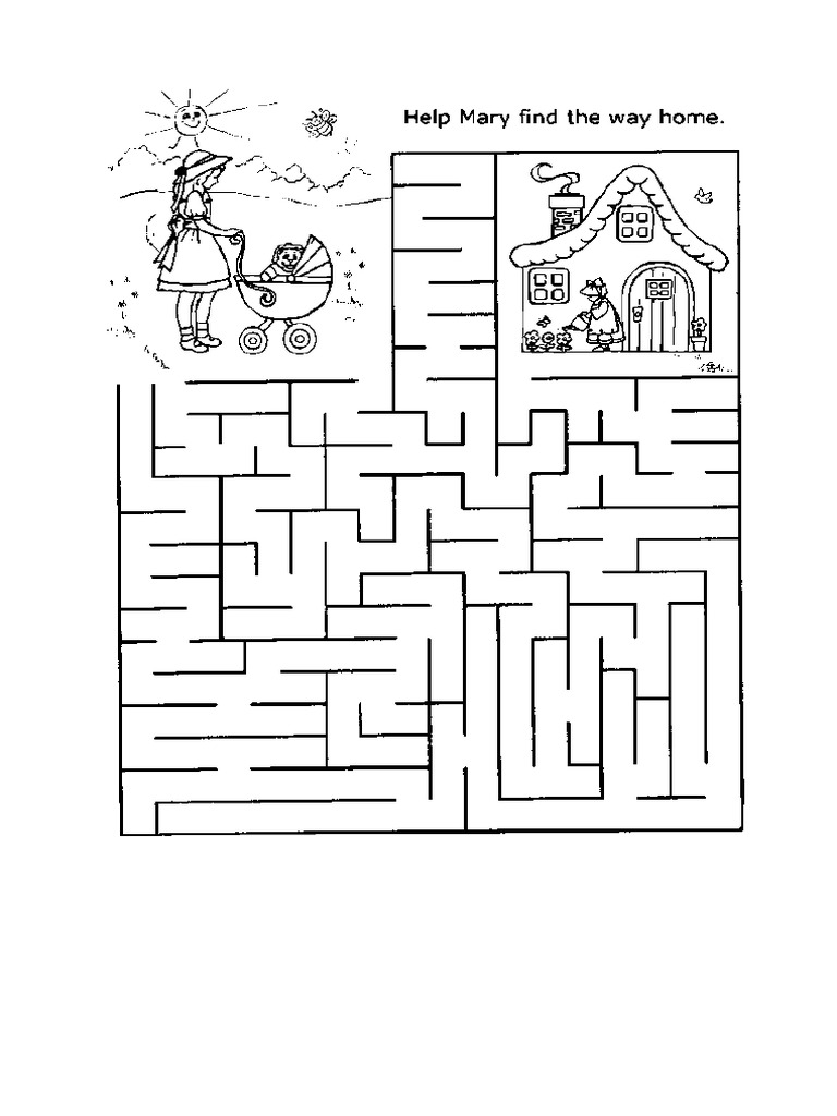 Maze For Kids | PDF