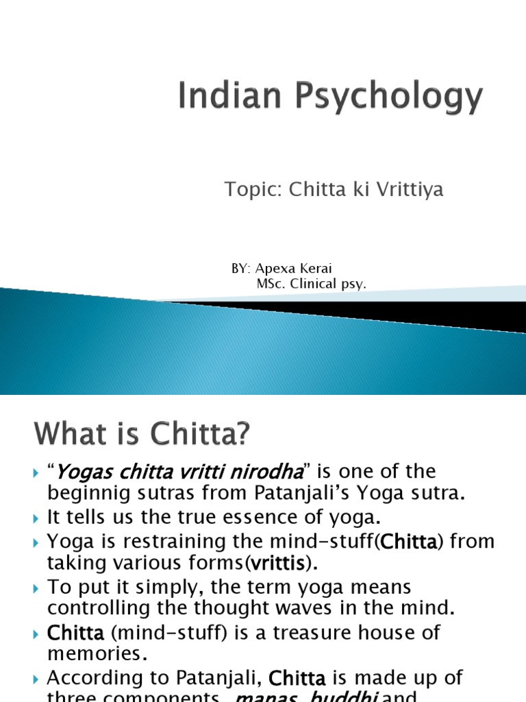 Understanding the Mind Through Yoga: An Analysis of Patanjali's Concept ...