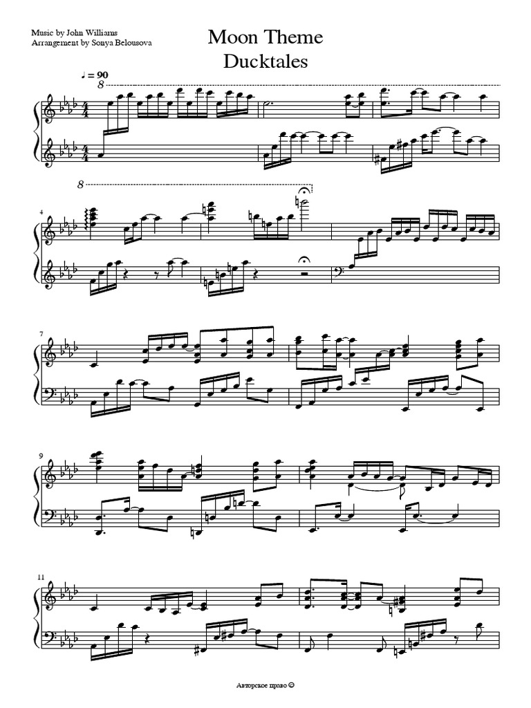 Moon Theme Ducktales | PDF