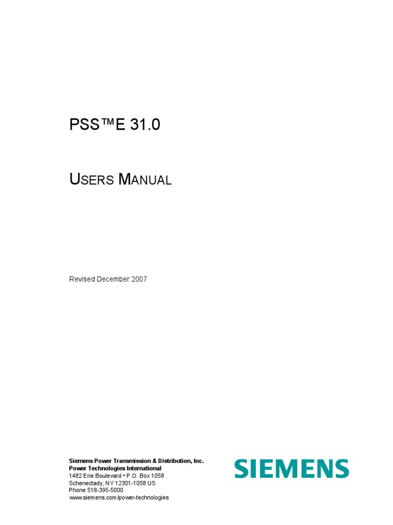 Introduction To Power System Simulator For Engineering | PDF ...