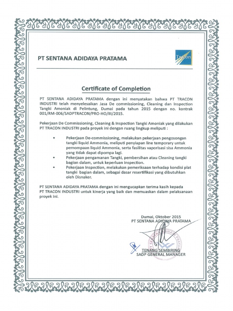 Coc Tank Cleaning Wilmar | PDF