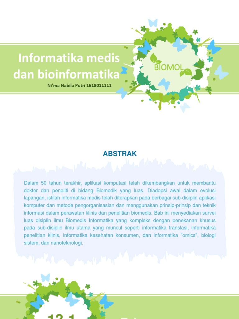 Informatika Medis Dan Bioinformatika | PDF